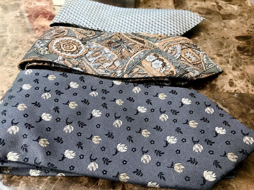 Luxury Vintage Silk Ties, Noble, Nina Ricci, Fine Designer Neckties ...