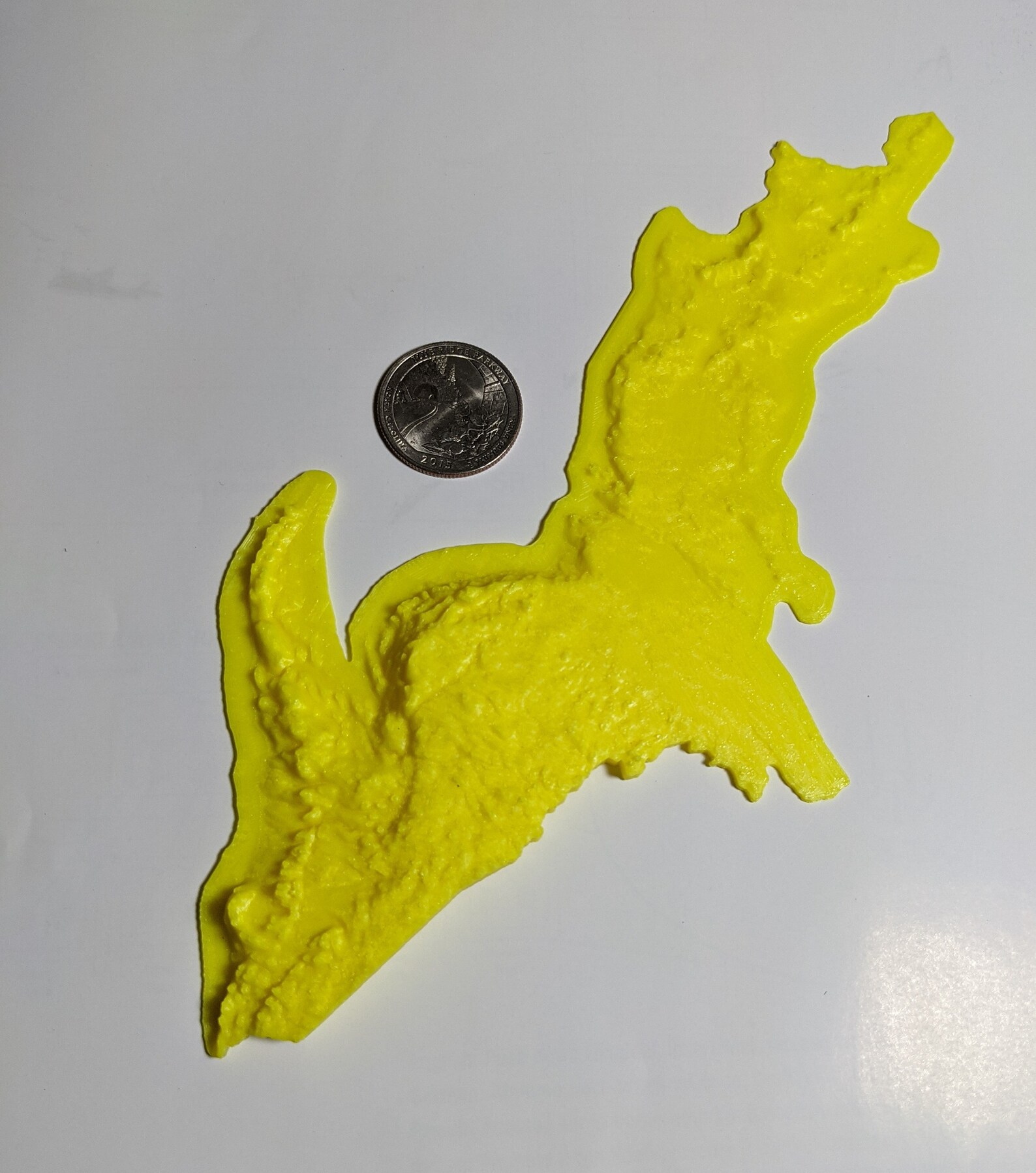 Topographic Map of Michigan's Upper Peninsula (UP) - Etsy