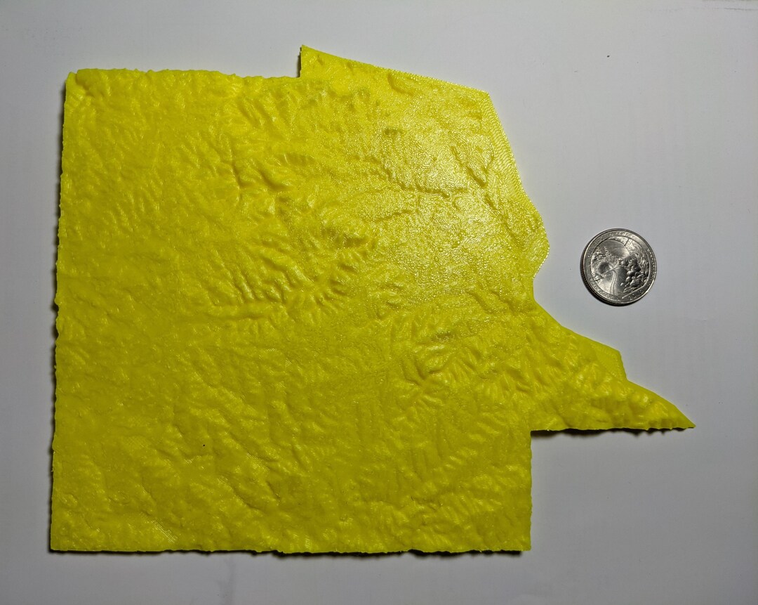 Dubuque County Topographic Map - Etsy