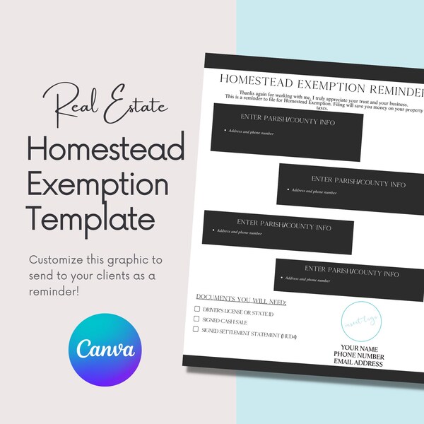 Homestead Template - Etsy
