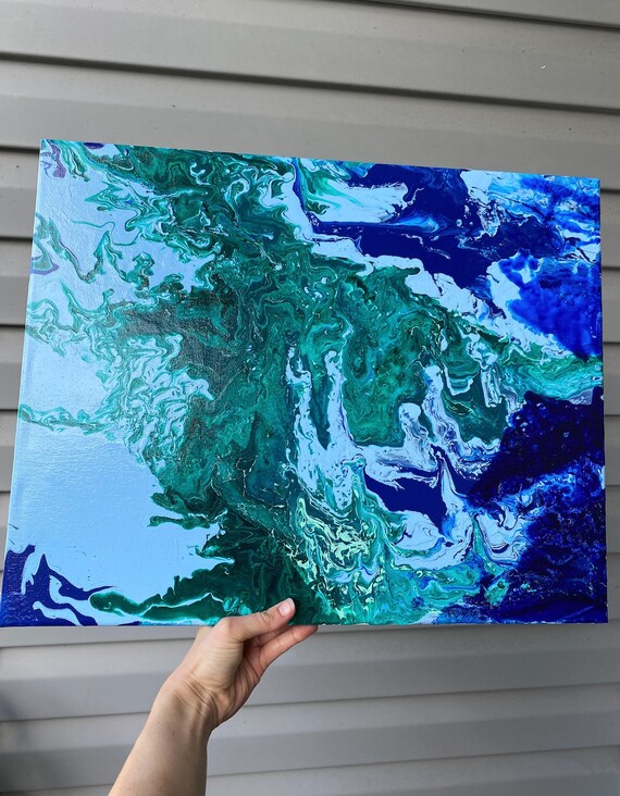 Abstract Mermaid Painting