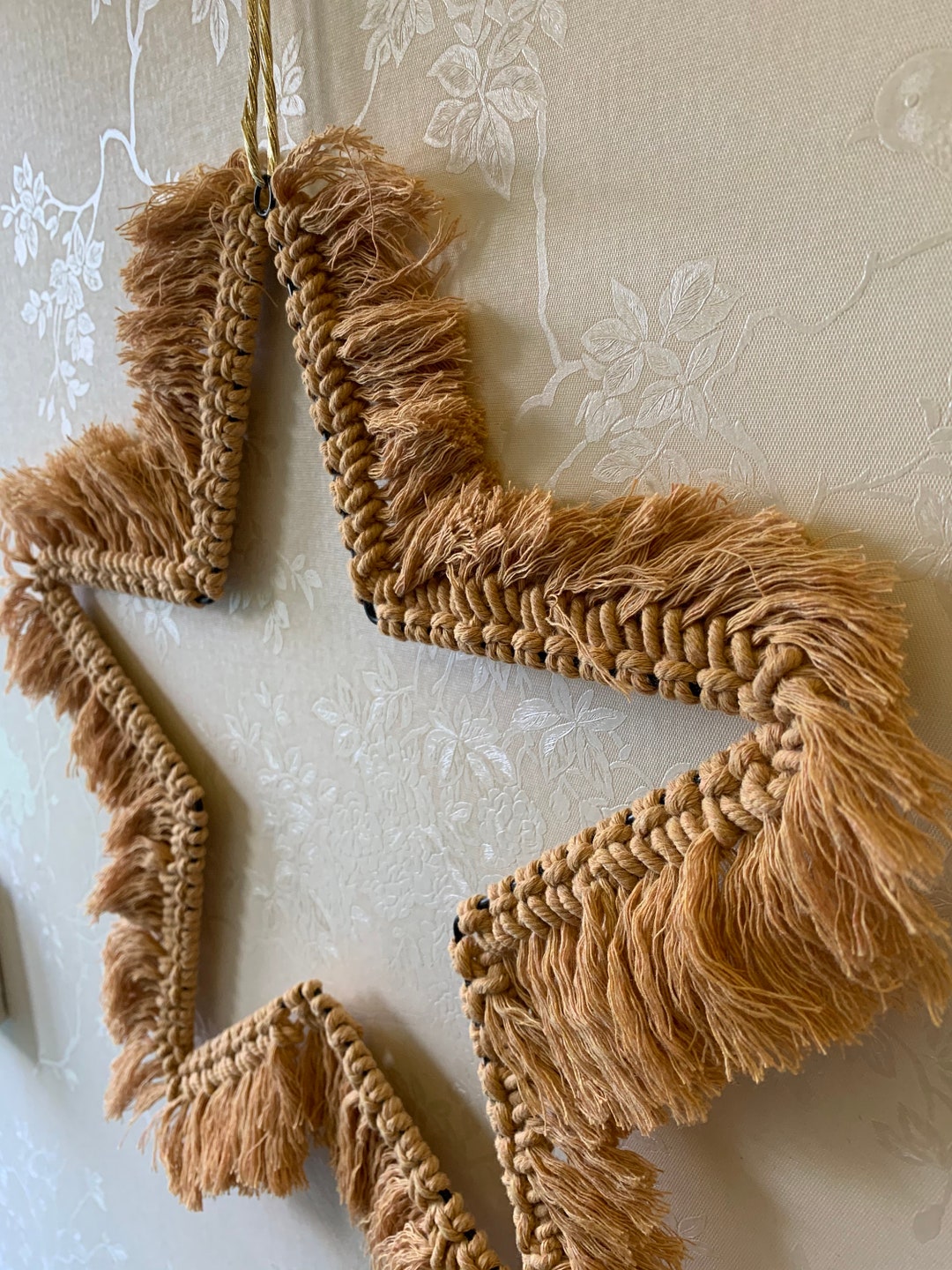 Macrame Star Wall Hanging - Etsy