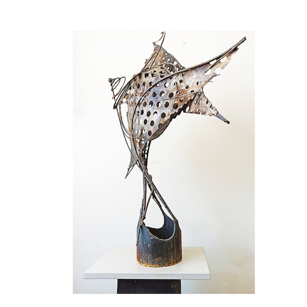 Metal Fish Sculpture - Etsy