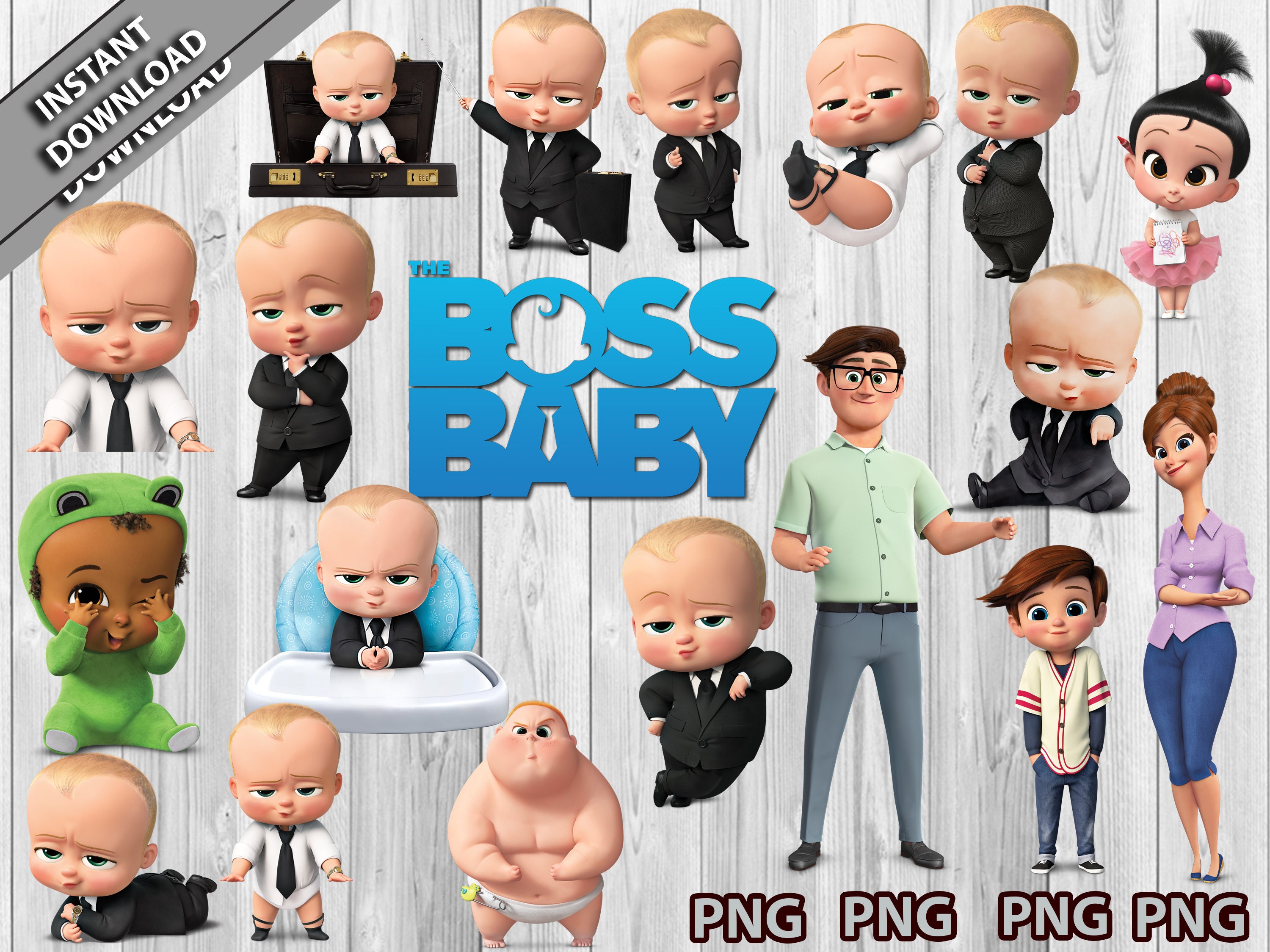 Boss Baby Png Baby Boy Png Little Baby Png The Boss Baby | Etsy