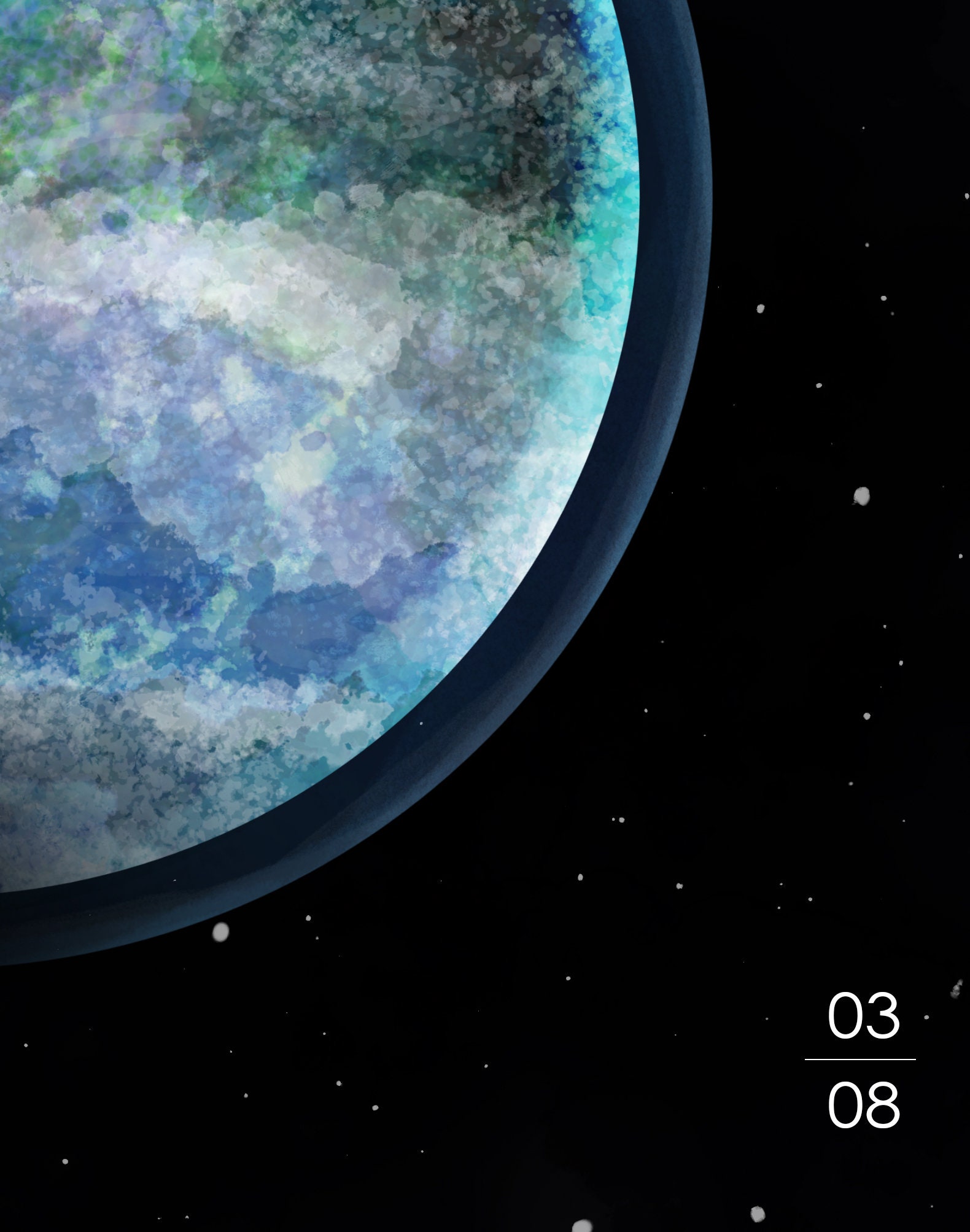 Digital Earth Poster - Etsy