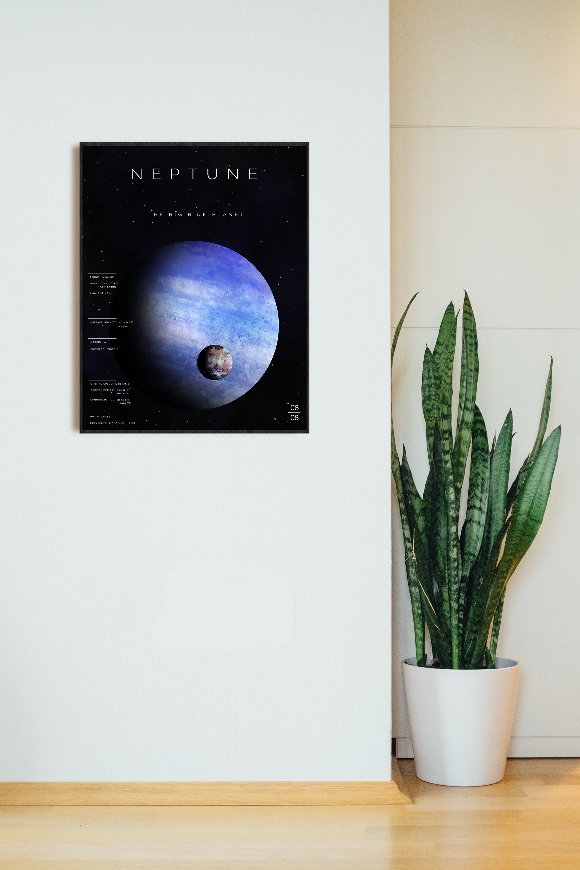 Planet Neptune Poster