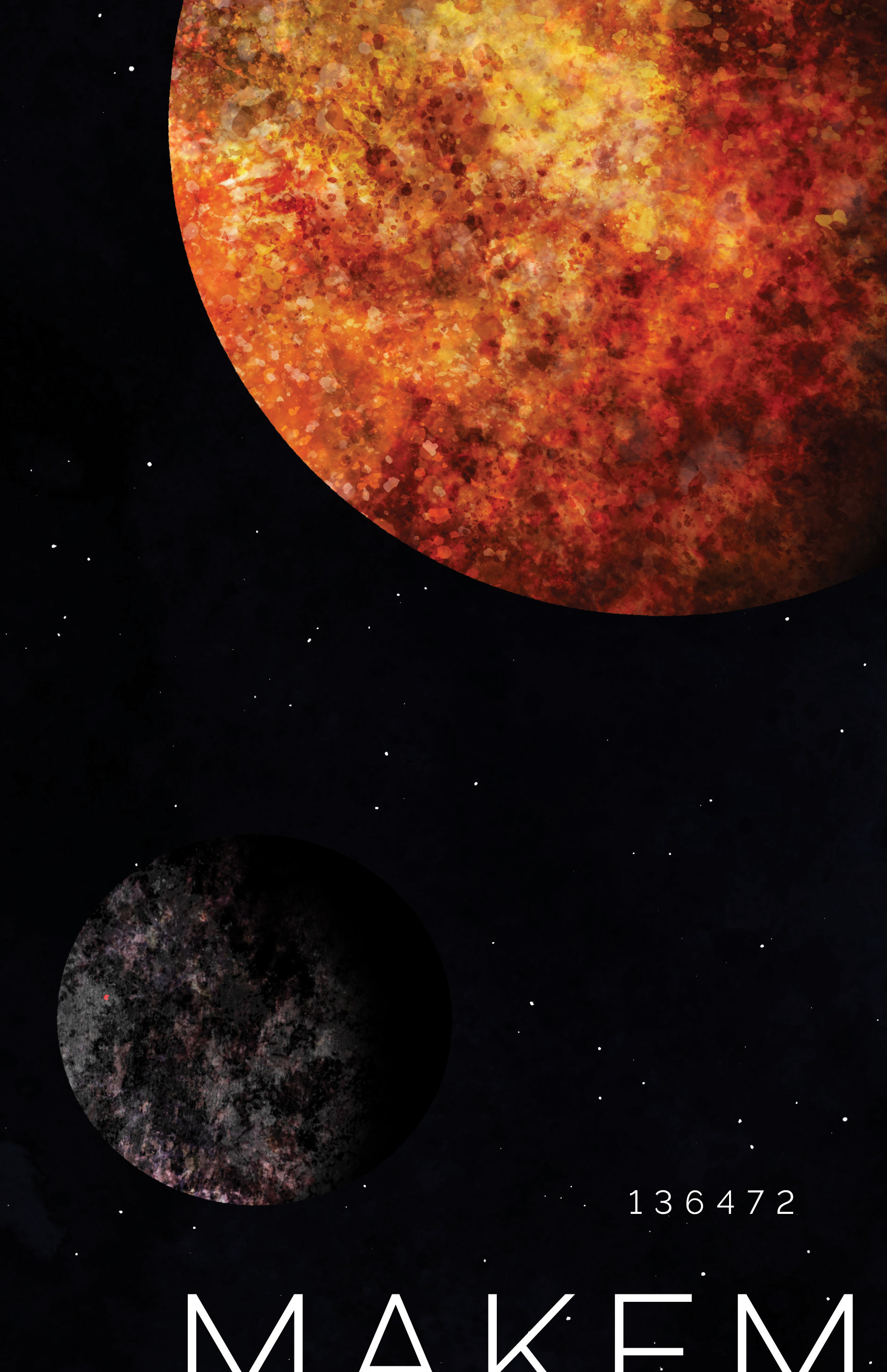 Dwarf Planet Makemake / Printable Space Poster / Classroom Resource ...