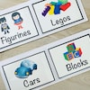 Editable Toy Storage Labels | Playroom Bin Organization | Toy Trofast ...