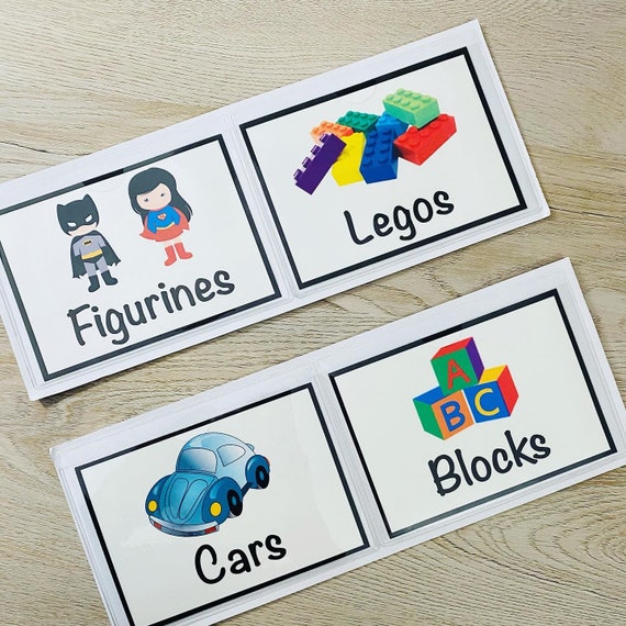 Toy Storage Labels for Playroom | Etsy