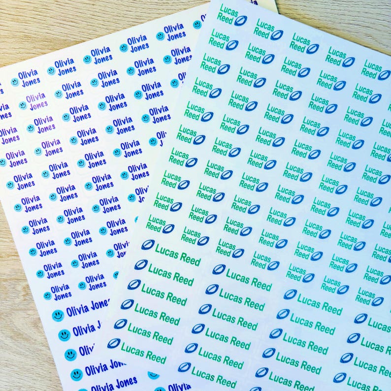 Waterproof Dishwasher Safe Kids Clothing Labels – Machine Washable Name ...