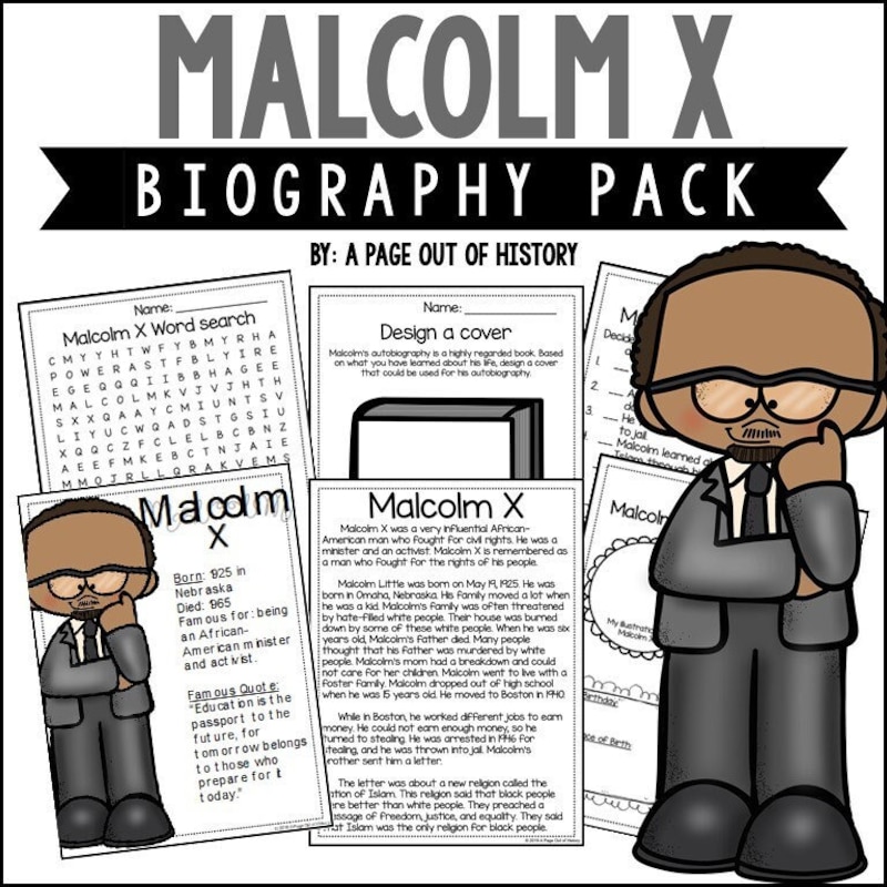Malcolm X - Etsy
