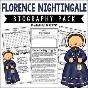 No Prep Printable Biography | Florence Nightingale Reading Passage ...