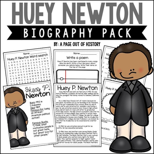Huey Newton - Etsy