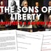 Sons of Liberty Reading Comprehension Worksheet, American History ...