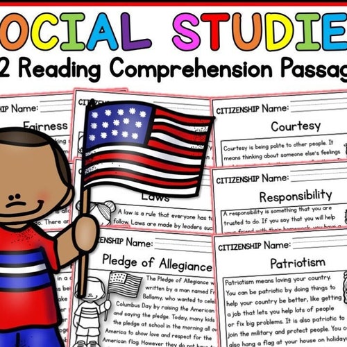 Landforms Reading Comprehension Passages K-2 Homeschool | Etsy