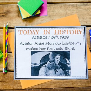 August Today in History Bell Ringers | 6-12 | Homeschool | American ...