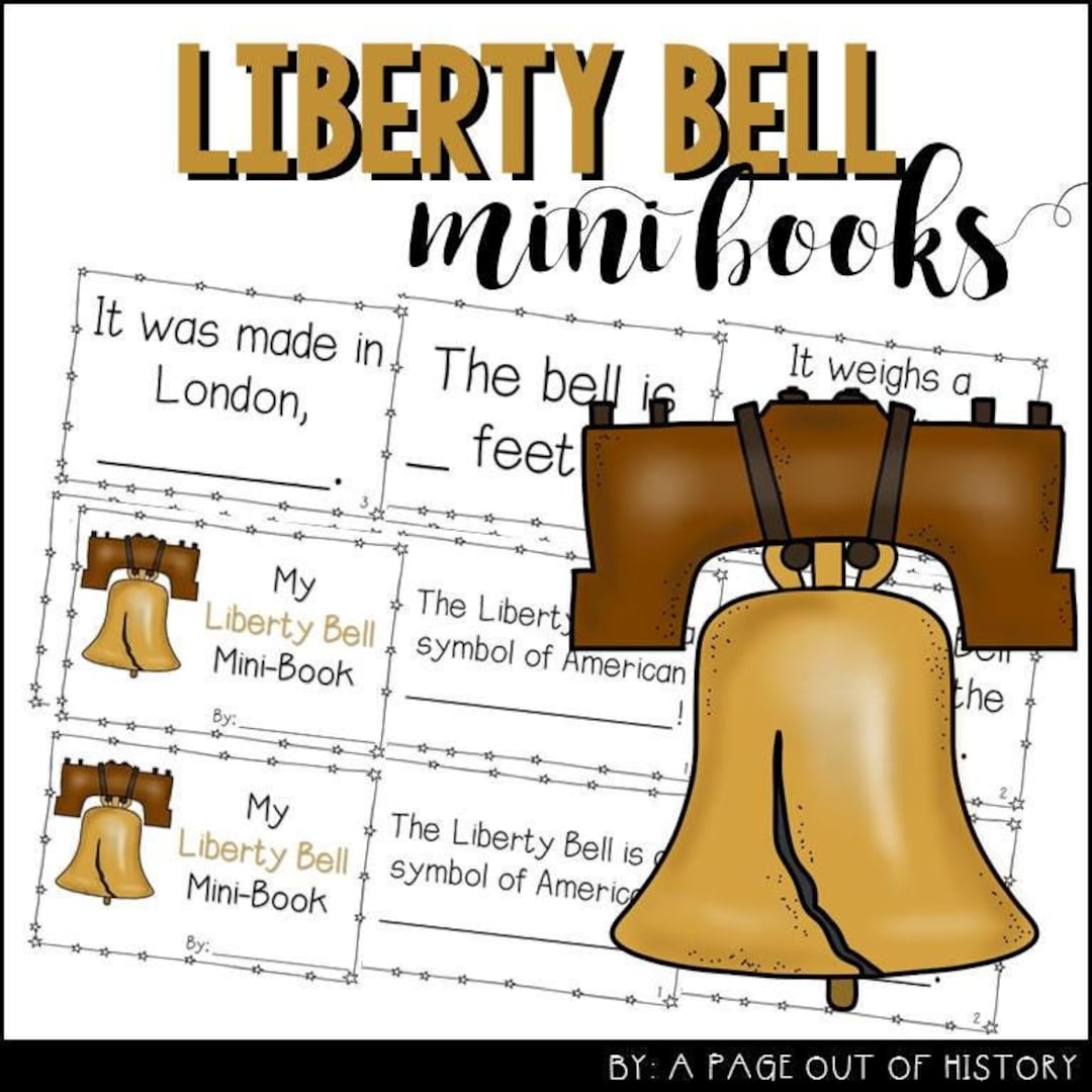 Liberty Bell Mini Books for Social Studies - Etsy