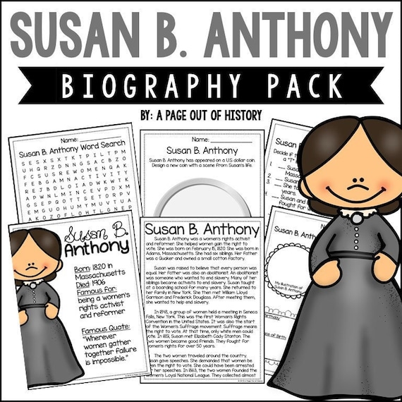 Susan B Anthony Worksheets 3rd Grade Open Court Reading (2016)