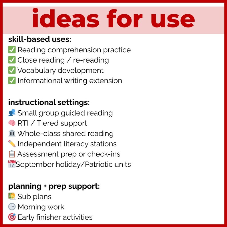 1st 2nd Grade Reading Comprehension | September 11th (9/11) Patriot Day ...