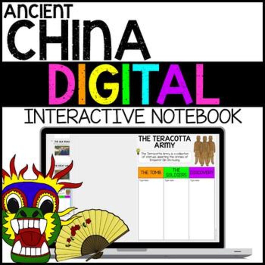 Ancient China Digital Interactive Notebook, Geography of China, Social ...