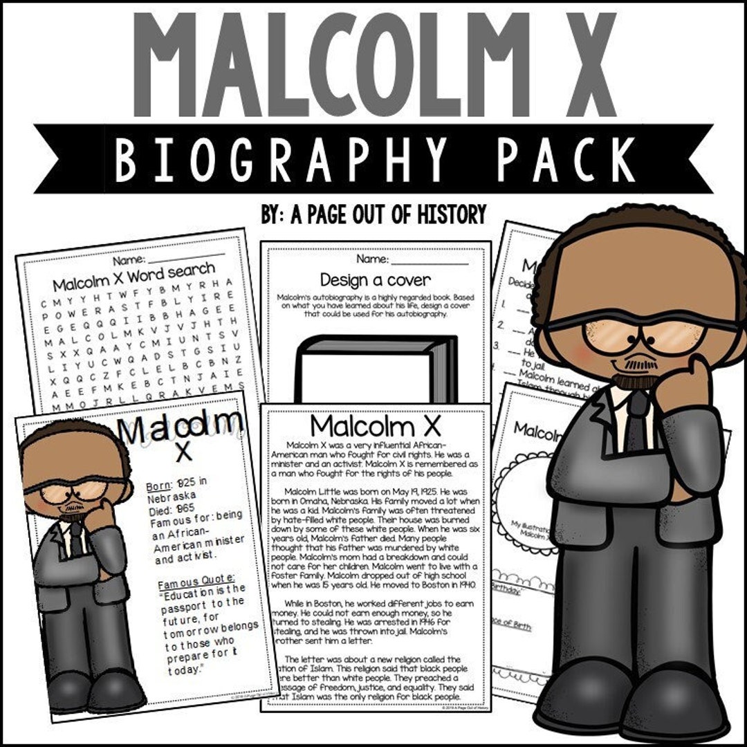 Malcolm X Worksheet