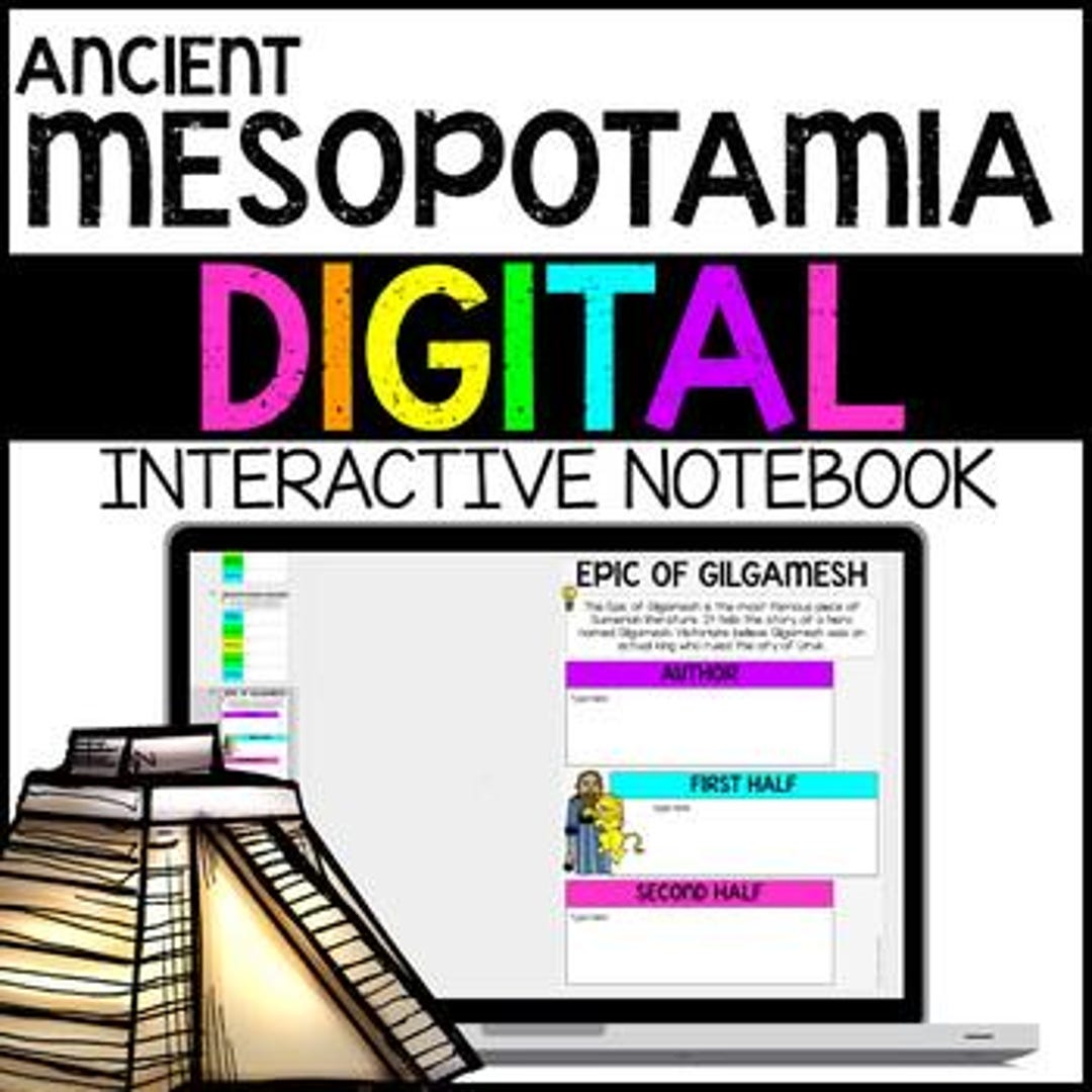 Ancient Mesopotamia Digital Interactive Notebook, Geography Worksheets ...