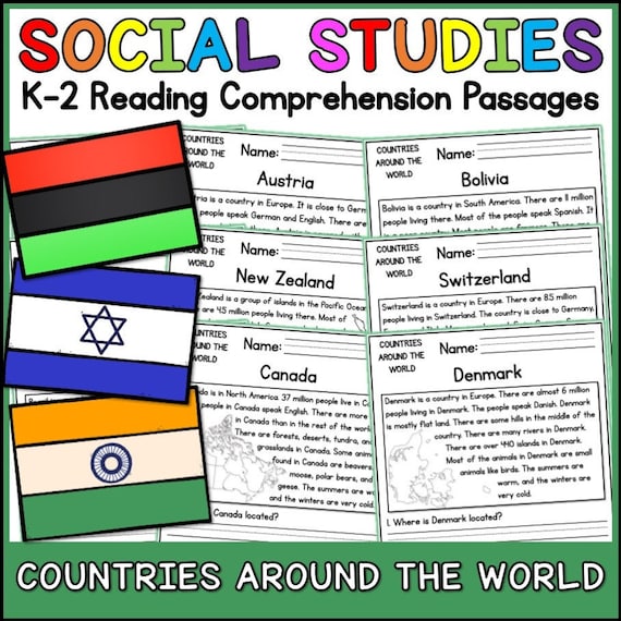 Canadian Social Studies Worksheets