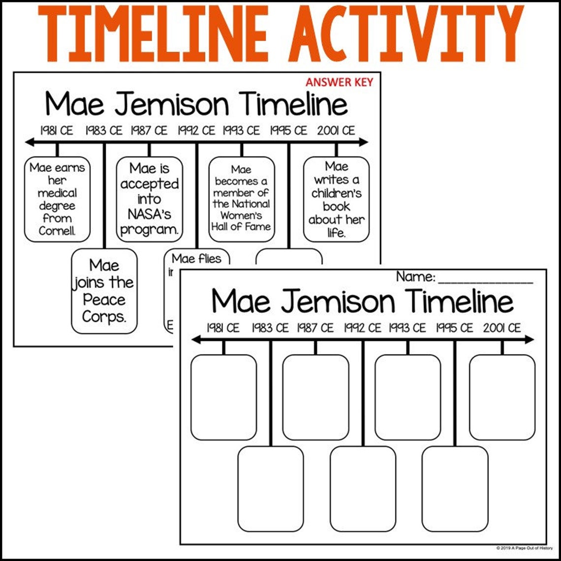 Mae Jemison Reading & Writing Biography Pack | Informational Text ...