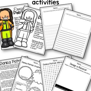 Danica Patrick Biography Unit Pack 3-5 Homeschool Social Studies ...