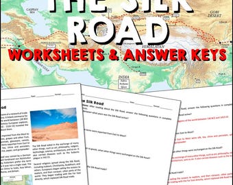 Silk Road Activity Passages, Marco Polo and Kublai Khan Worksheets ...