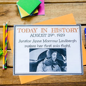 Today in History Bell Ringers Bundle | 6-12 | Homeschool | American ...