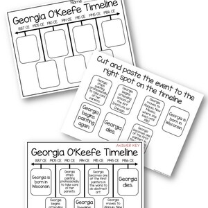 Georgia Okeeffe Biography Unit Pack 3-5 Homeschool Social Studies ...