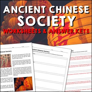 Ancient Chinese Society Reading Passages Worksheet, Sentence Reading ...