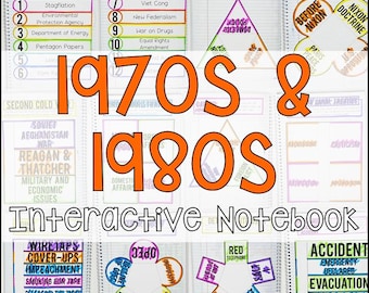 American History 1990s to Present Interactive Notebook, History Lesson ...