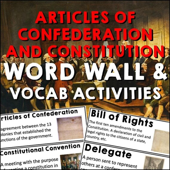 Constitutions And Contracts Articles Of Confederation U.S.