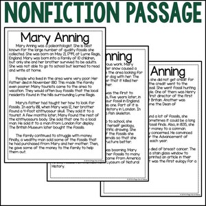 Mary Anning Biography Unit Pack | 3-5 | Homeschool | Social Studies ...