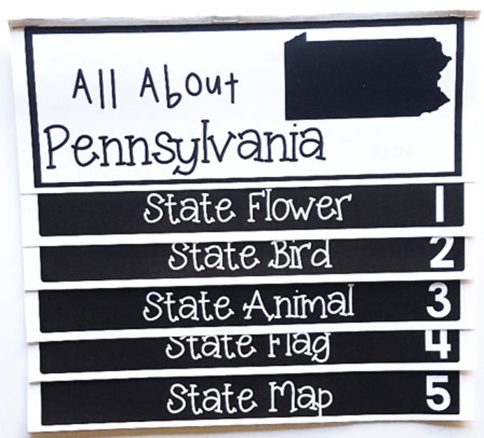 Pennsylvania 3rd-5th Grade State Lesson | Symbols, Map, Flag, Reading ...