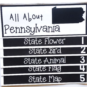 Pennsylvania 3rd-5th Grade State Lesson | Symbols, Map, Flag, Reading ...