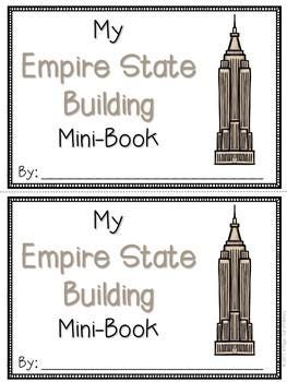 Empire State Building Mini Books for Social Studies, Reading ...