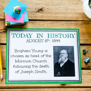 Today in History Bell Ringers Bundle | 6-12 | Homeschool | American ...