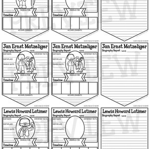 African American Inventors Research Pennant Banner Project | 3-5 ...