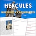 Hercules Ancient Greece Reading Comprehension Worksheets and Answer ...