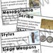 Ancient Mesopotamia Word Wall and Vocabulary Activities - Etsy