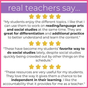 Summer Reading Practice 1st 2nd Grade | Social Studies Mega Bundle ...