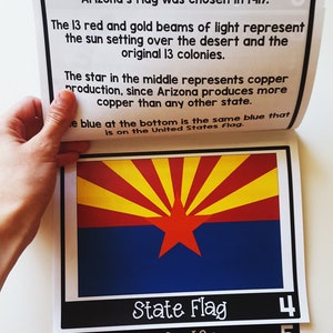Arizona 3rd-5th Grade State Lesson | Symbols, Map, Flag, Reading ...