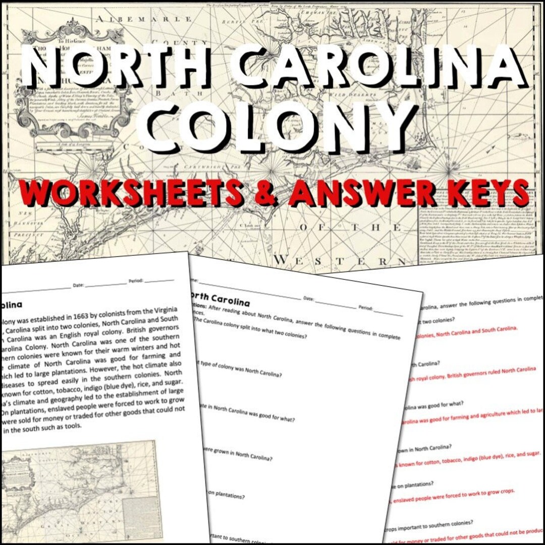 North Carolina Reading Worksheets and Answer Keys | 6-12 | Homeschool ...
