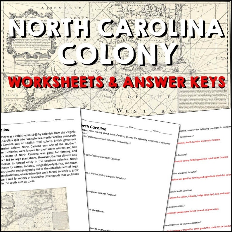 North Carolina Reading Worksheets and Answer Keys | 6-12 | Homeschool ...