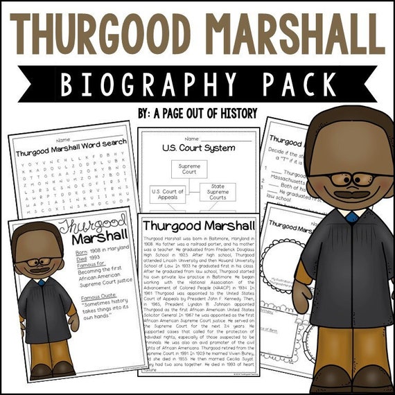 Thurgood Marshall Life Timeline