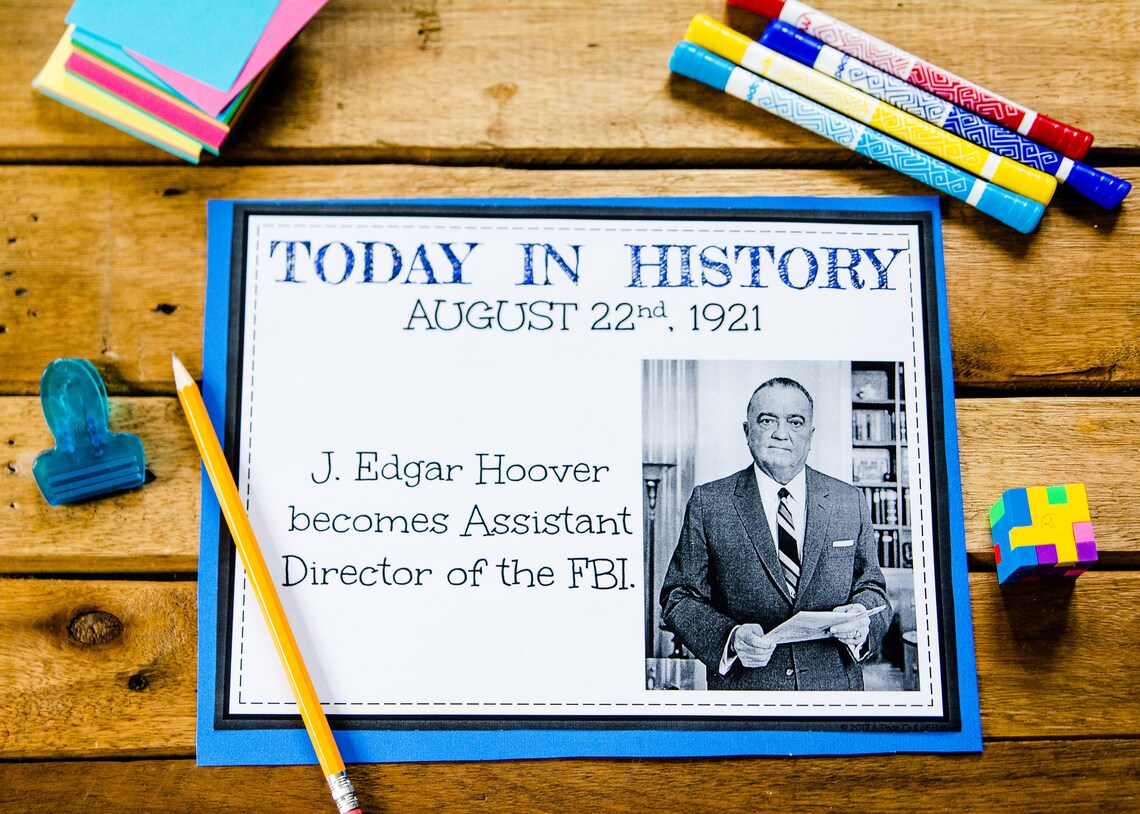 August Today in History Bell Ringers | 6-12 | Homeschool | American ...