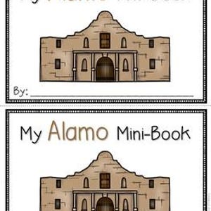 The Alamo Mini Books for Social Studies - Etsy